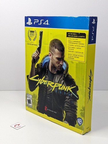 Cyberpunk 2077 Day One (PS4 PlayStation 4) Game Collectors Edition CIB ...