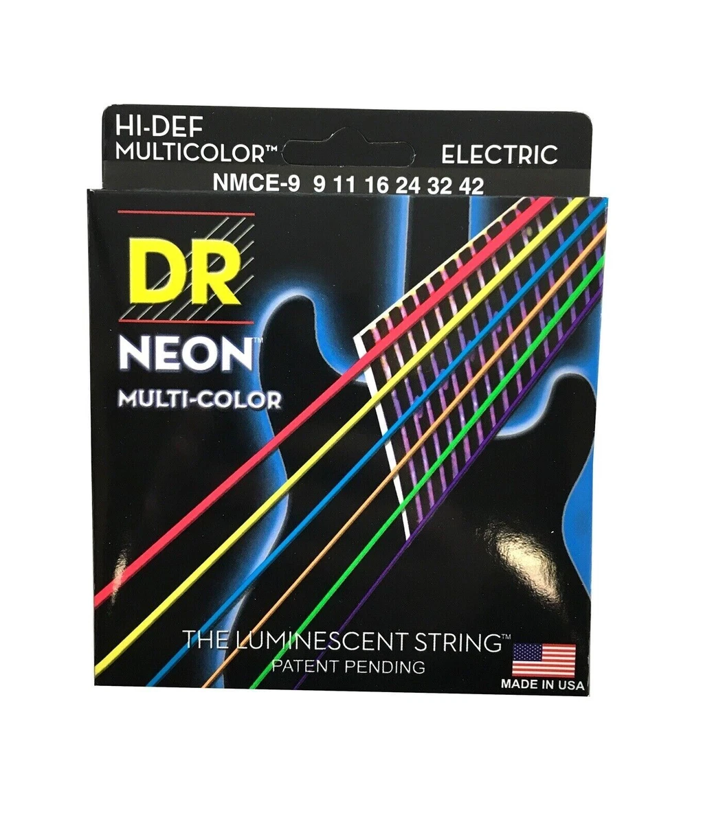 Neon Electric Guitar Strings