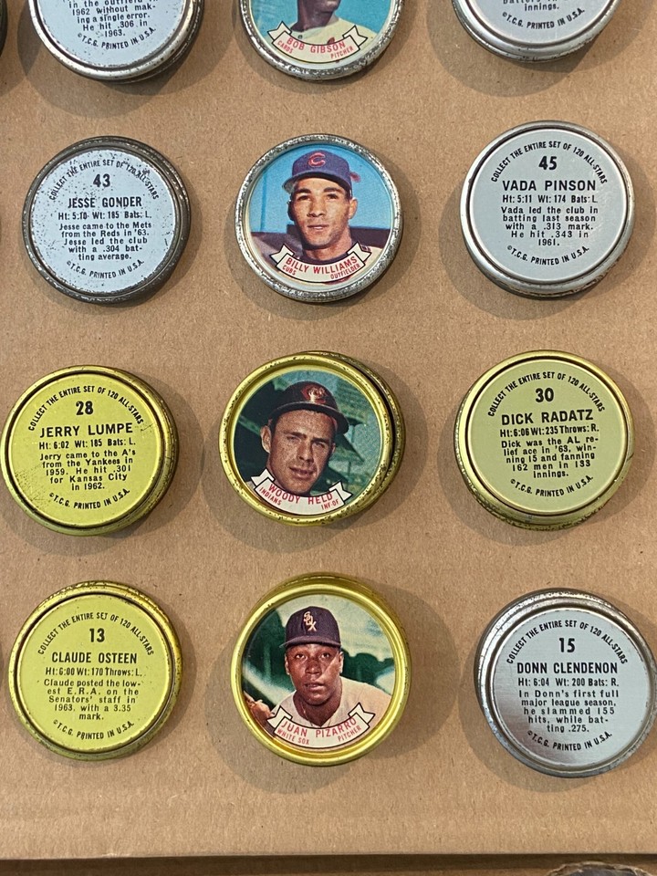 Complete Your 1964 TOPPS BASEBALL COIN SET Pick 40 Points Worth LOT | eBay