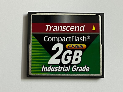 TS2GCF200I Transcend 2GB CompactFlash Card CF CF200i Industrial Grade ...