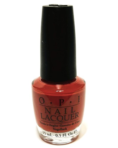 OPI NAIL POLISH LACQUER OFF WITH HER RED # NL A55 " Discontinued Color ...