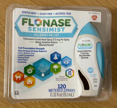 Flonase Sensimist Allergy Relief Nasal Spray Non Drowsy Medication, 120 ...
