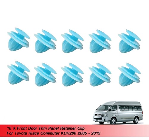 10 Front Door Retainer Clip Fit Toyota Hiace Commuter 2005 2006 2007 ...