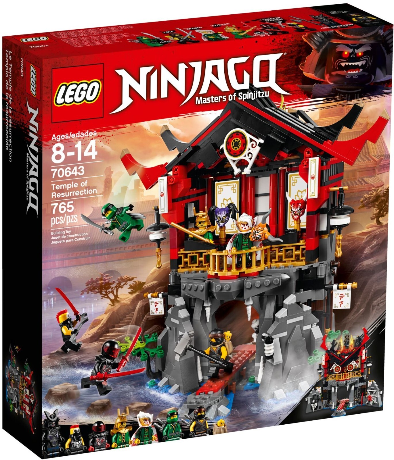 LEGO® Ninjago® Drachen Tempel Mech Oni Gold Blitz Titan Segler Schlange ...
