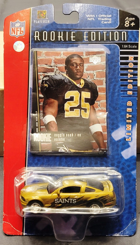 2006 UPPER DECK SAINTS REGGIE BUSH ROOKIE CARD MUSTANG (LIKE HOT WHEELS ...
