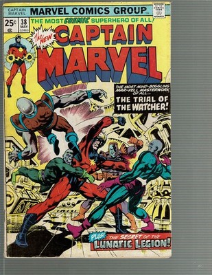 Captain Marvel 38 Trial of the Watcher VG | eBay