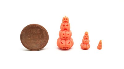 Jack-O'-Lantern Stack for Model Train Scenery in HO Scale N Scale O ...