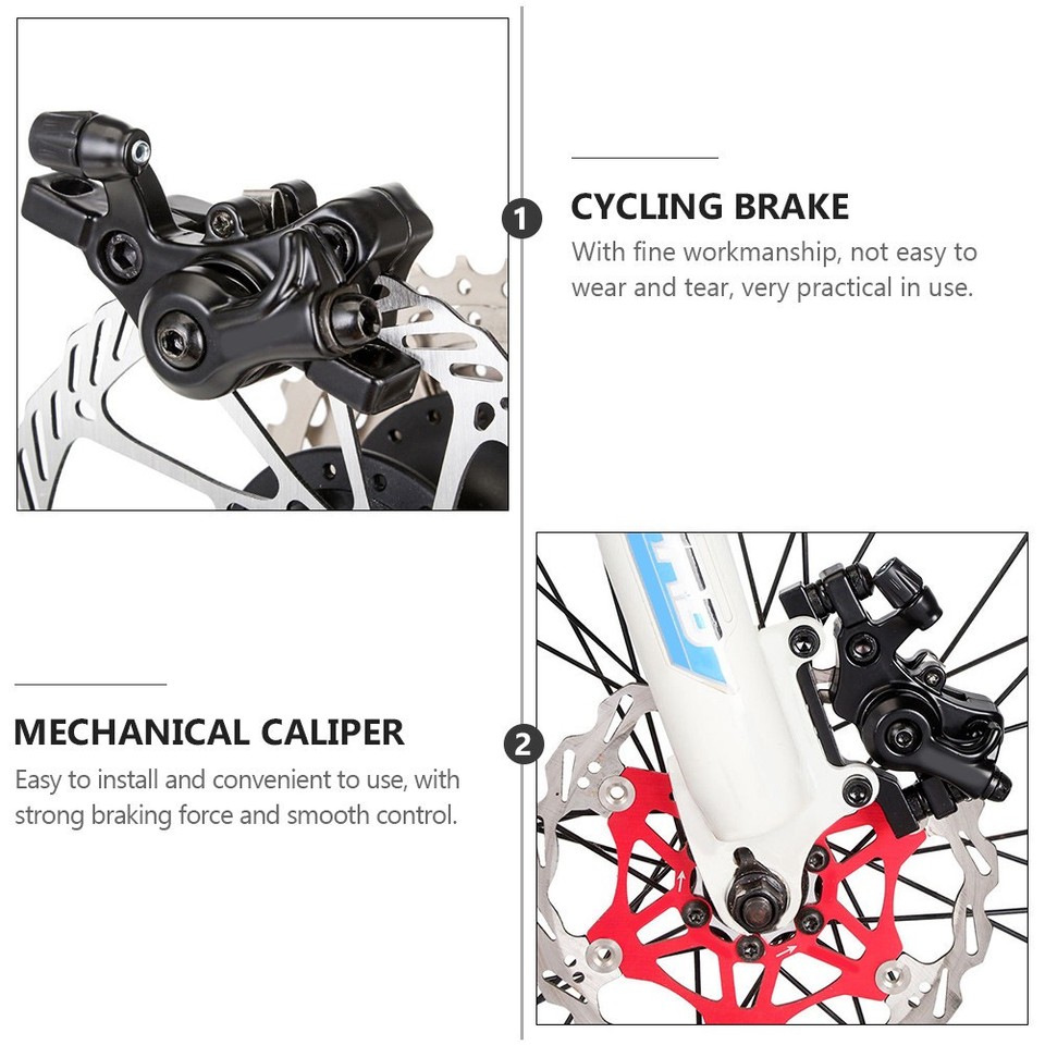 2 Sets Disc Brake Mountain Bike Brake Aluminum Alloy Bike cycling brake ...
