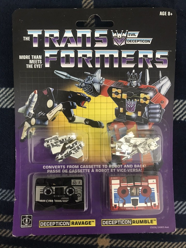Transformers G1 Ravage Rumble Mosc Walmart Reissue | eBay