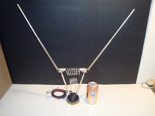 Working Vintage TV Antenna ATOMIC SPACE AGE RABBIT EARS | eBay