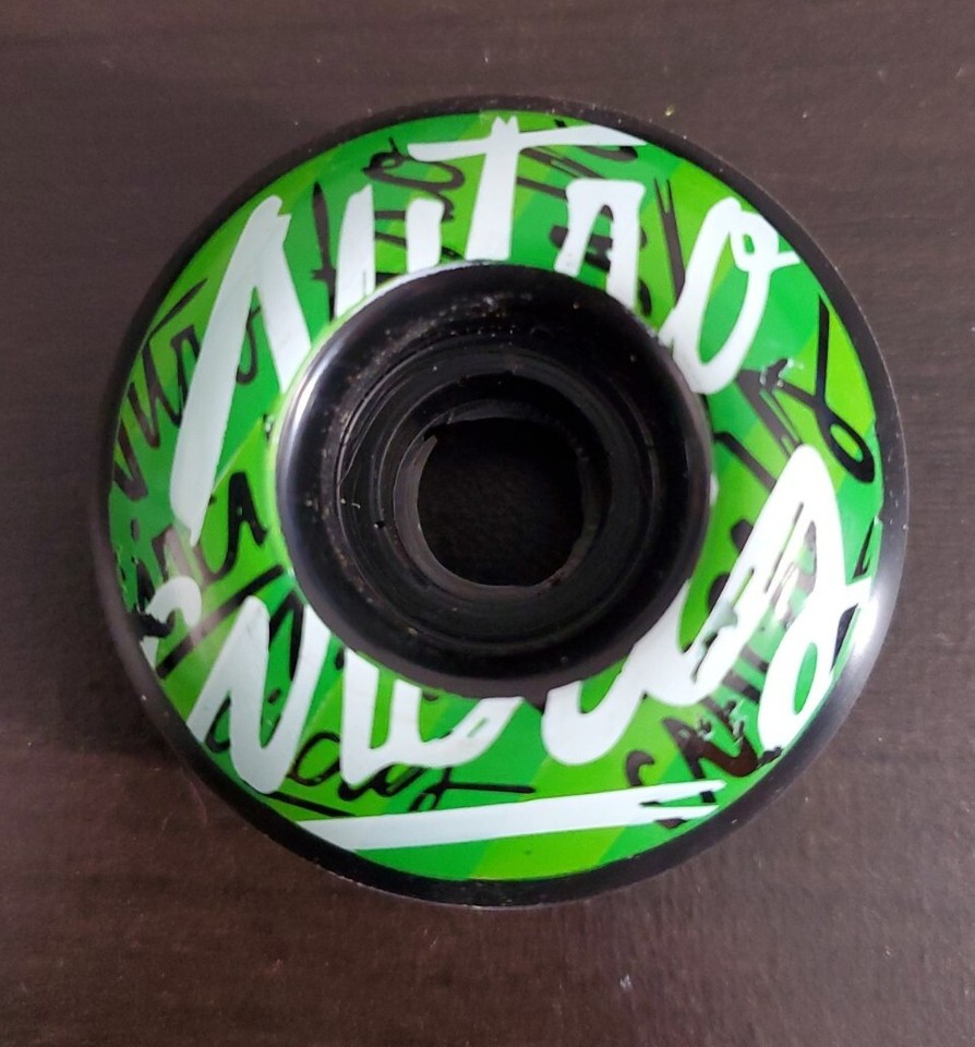 Nitro Circus Skateboard Wheels Graffiti Style Green/White/Black Set of ...