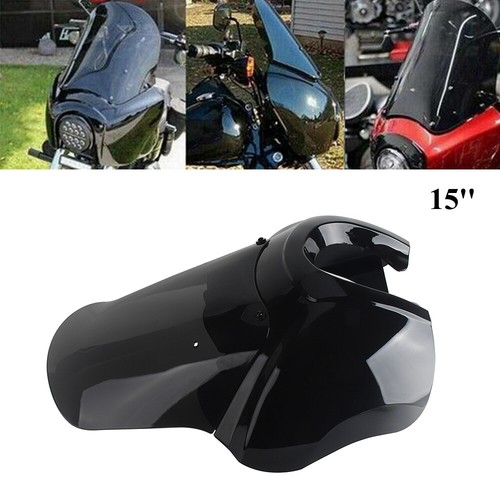 Front Fairing w/ Smoked 15" Windshield Kit for Harley Dyna FXDB FXDF FXDWG 06-17 699998649881| eBay