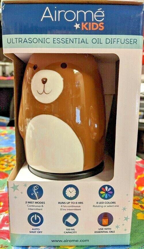 AIROME' ESSENTIAL OIL ULTRASONIC DIFFUSER w/LED - Teddy Bear - FREE ...