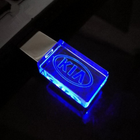USB Flash Drive 2.0 Metal Stick Car Logo KIA Fan Lover Driver Gift LED ...