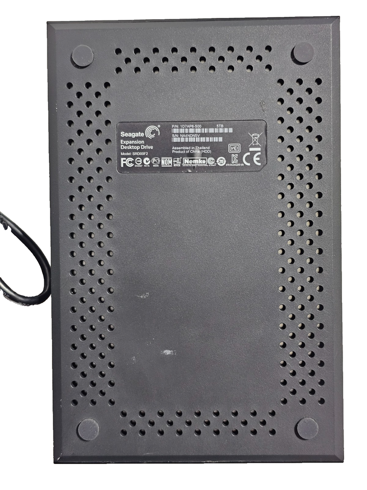 Seagate Expansion Desktop Hard Drive, 5TB, Model SRD00F2 - For PC, XBOX ...