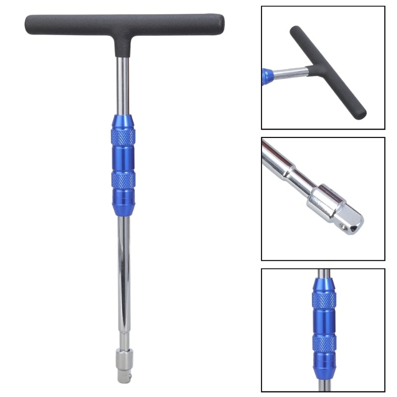 Ergonomic T Handle Wrench Set Steel Socket Driver with 1/4 to 3/8Inch ...