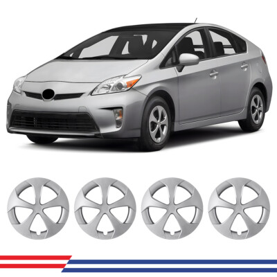 15" Hubcap Set Of 4 Wheel Covers For 2010-2015 Toyota Prius 15'' Wheel ...