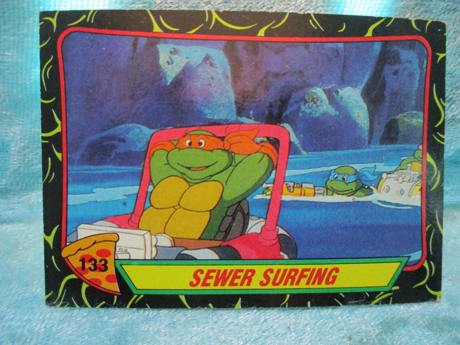 1989 Teenage Mutant Ninja Turtles Trading Card #133 Sewer Surfing | eBay
