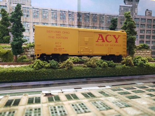 Athearn HO 40' ACY Box Car 3247 Freight Train Railroad Car KDs 1212 ...