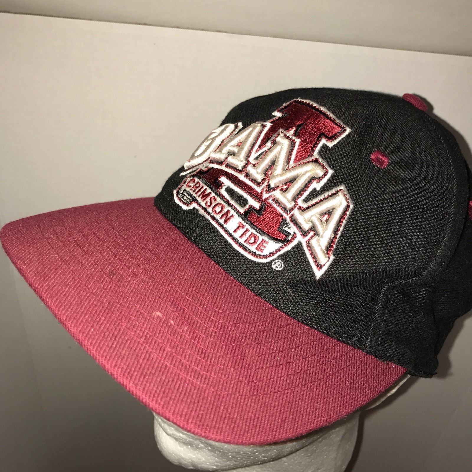 VINTAGE Alabama Crimson Tide Baseball Cap Fitted Size 7 Hat (Top of the ...