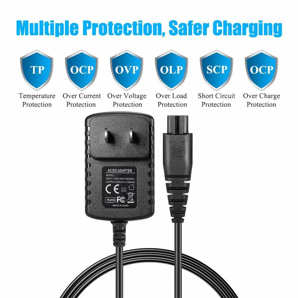 5V Shaver Power Charger Adapter Cord for Remington Electric Razor ...
