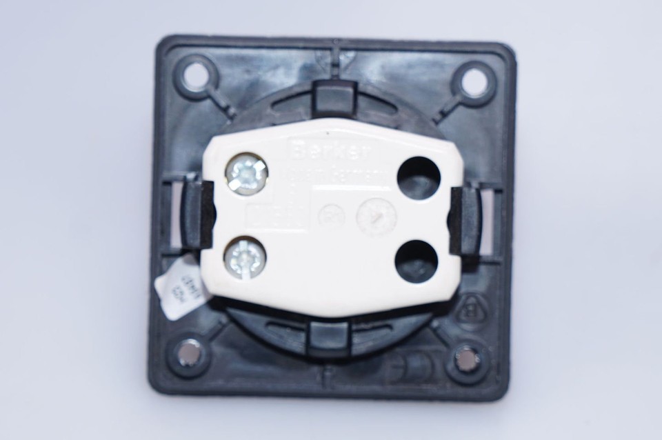 Berker - Built-in push button switch chrome matt ES 230T 321/258-1 | eBay