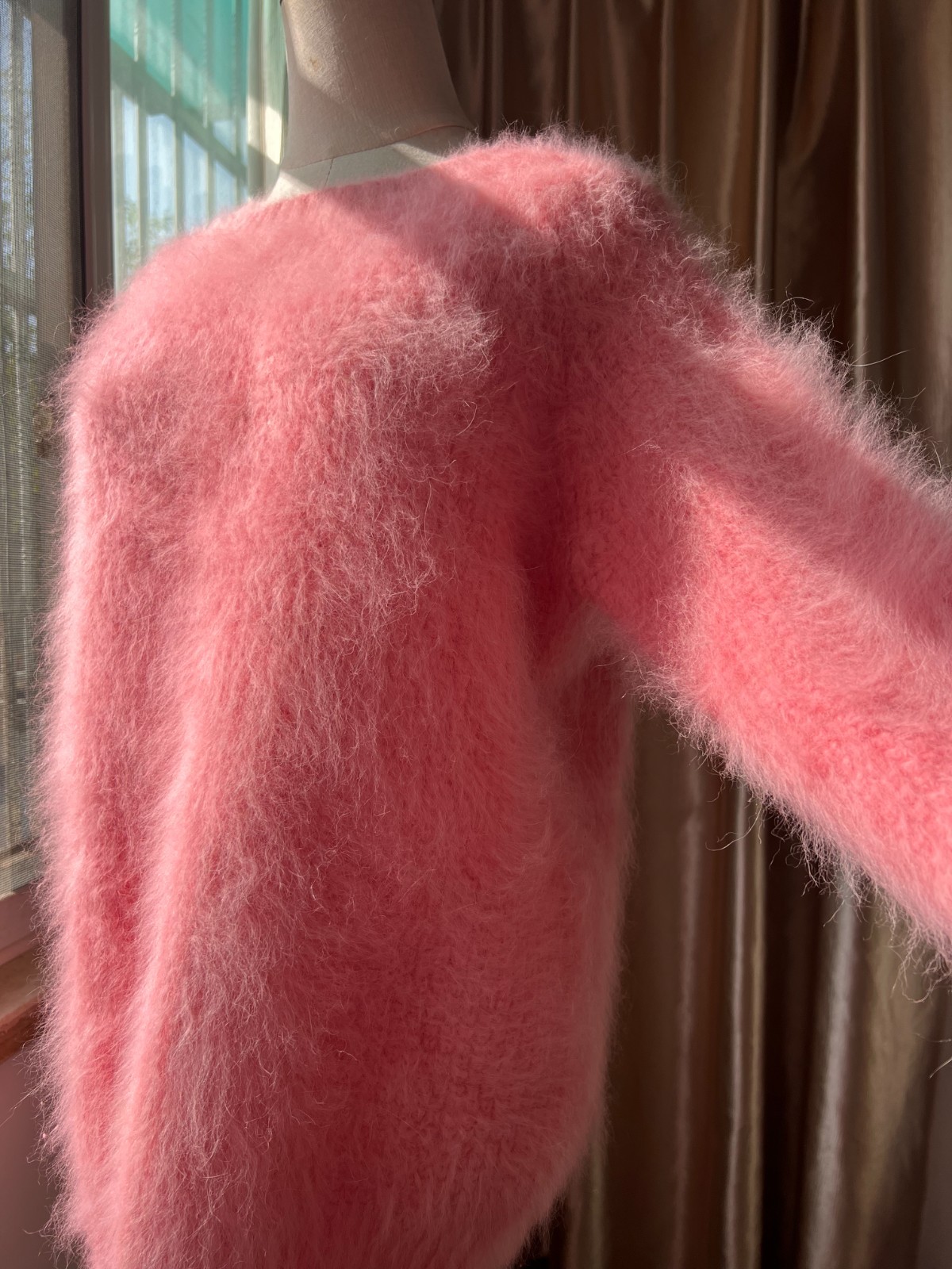 Angora Sweater Blended Jumper Super Soft Fluffy Fuzzy Pullover | eBay