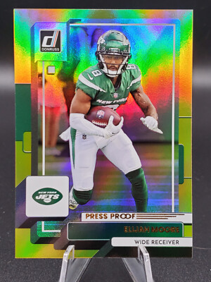 Elijah Moore Cleveland Browns 2022 Donruss Gold Holo Press Proof ...