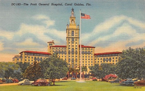 DC 183 Pratt General Hospital Coral Gables Fl linen | eBay