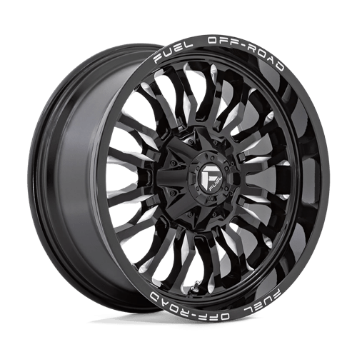 Fuel D795 Arc Gloss Black Milled 1-Piece Wheels: 20x10, 8x170, -18 mm ...