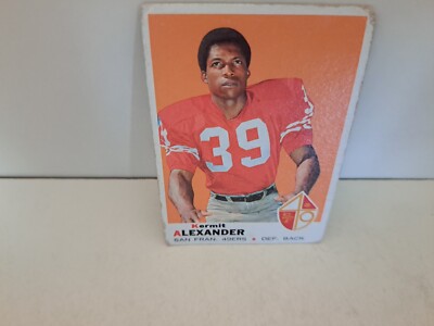KERMIT ALEXANDER 1969 Football card #179 Vintage SAN FRANCISCO 49ERS LG ...