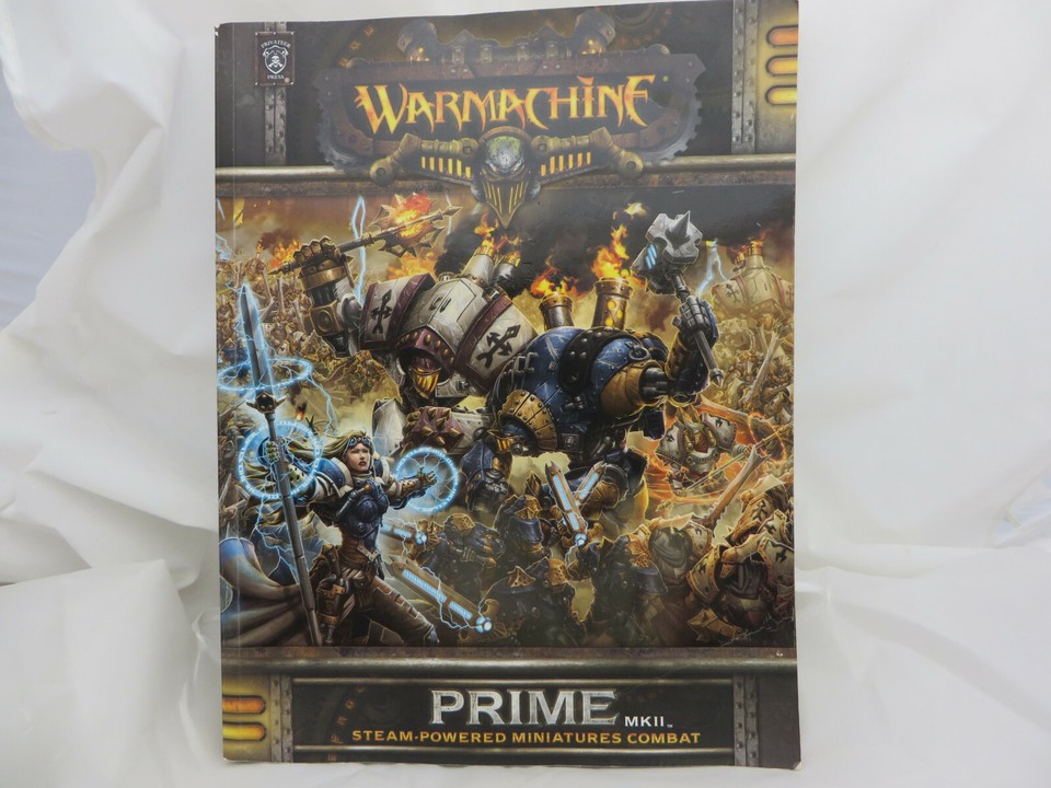 Warmachine Prime MKll privateer press softcover steam powered miniature ...