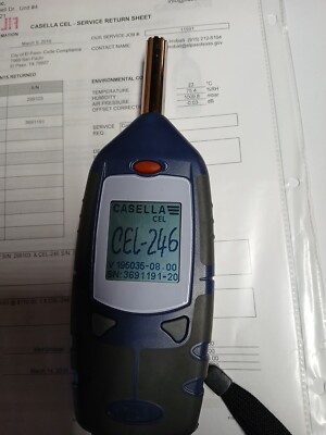 Casella CEL-24X Digital Integrating Sound Level Meter And Cel-110/2 | eBay