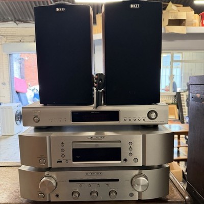Marantz Hi-Fi Separates System PM6002 CD6002 Amp CD DAB Denon Tuner KEF ...