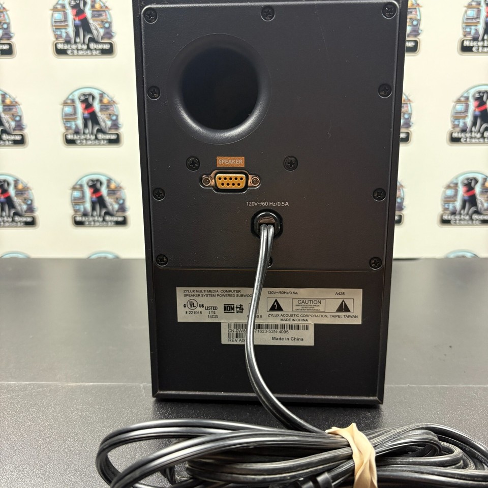 Dell A425 Zylux Multimedia Computer Speaker System w/ Subwoofer ...