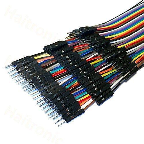 3 x 40Pin 20cm DuPont 1P-1P Wire Jumper Cables Pin-Pin Pin-Socket ...