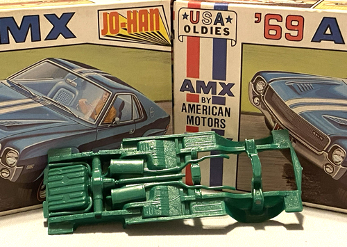 JoHan 1969 AMC AMX "USA OLDIES" #C-4369 NOS MOLDED GREEN ORIGINAL ...