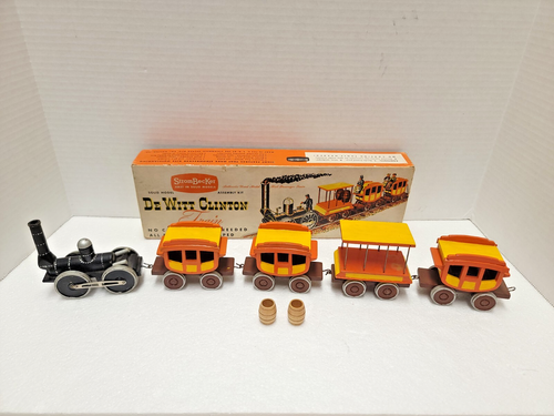 Vintage Strombecker 1831-GT DeWitt Clinton O-Gauge Wood Train Model Kit ...