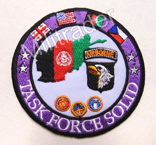 US Task Force Solid 101st Airborne Patch (Afghanistan) | eBay