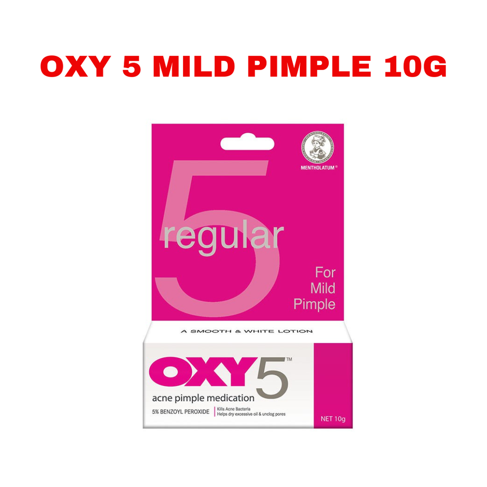 Acne Pimple Medication Cream - OXY 5 / OXY 10 / Oxy Cover Up - Benzoyl ...