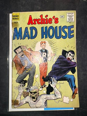 Archie's Mad House #13 1961 - Archie - Comic Book GD+/VG | eBay
