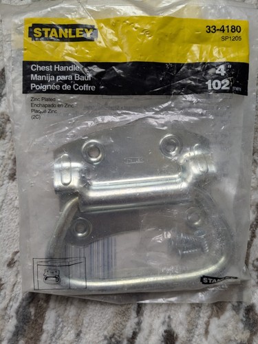 Lot of 2 New Stanley Chest Handle 4" Zinc Plated 33-4180 | eBay