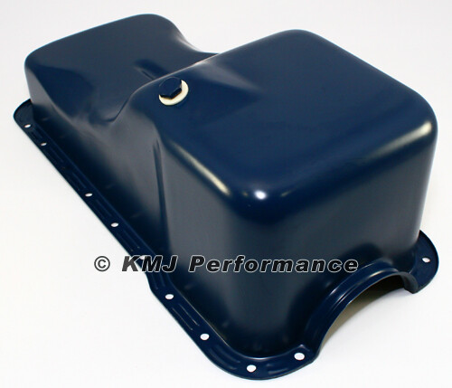 69-81 SBF Ford 351W Front Sump Blue Oil Pan - Stock Capacity Small ...