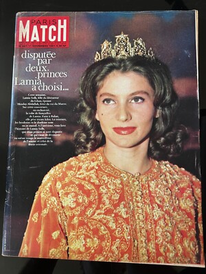 Paris Match Magazine 11/11/1961; Lamia Solh/ Tay Charles/ Jean Seberg ...