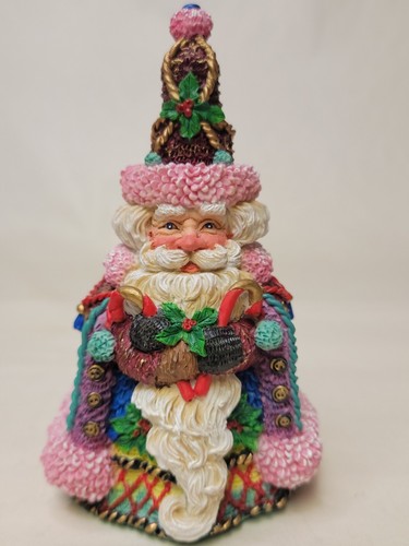 POSSIBLE DREAMS CRINKLE CLAUS CHRISTMAS FIGURE BELL SHAPED SANTA ...