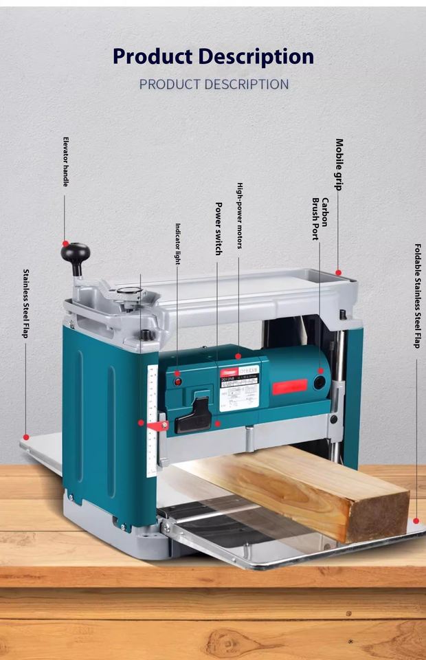 Electric Press Planer Portable Planer Flat Planer Table Planer All-in ...