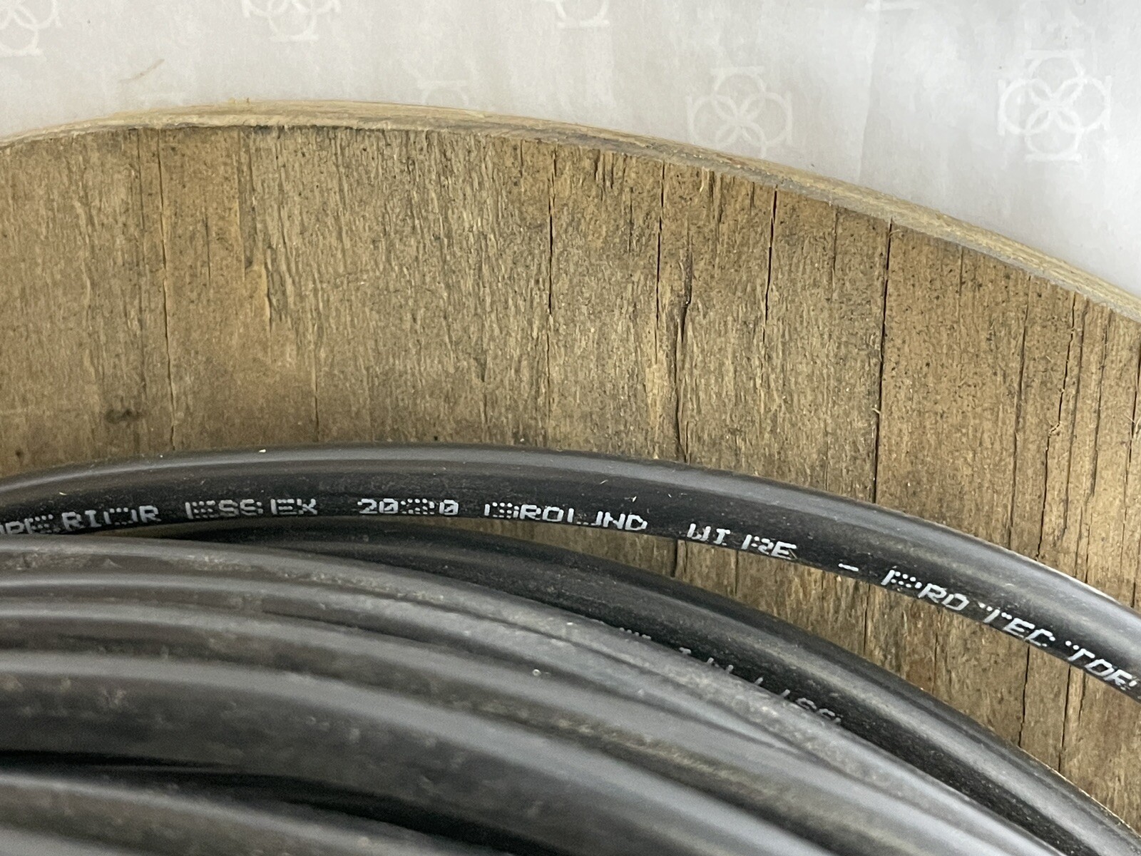 SUPERIOR ESSEX INT'L LP WIRE # 6 500' SOLID BLACK GROUND 12-001-04 ...