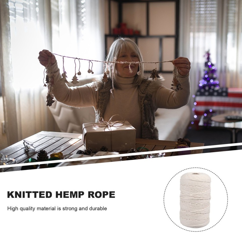 Picture Hanging String Single Strand Macrame Cord Craft Rope Cotton ...