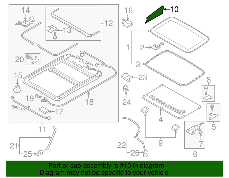 Genuine Audi Side Trim 4E0-877-781-4PK | eBay