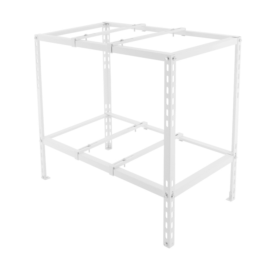35x20x35in White AC Support Bracket Double Tier 110LB Capacity for ...